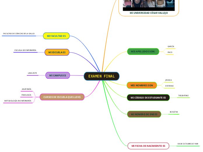 EXAMEN FINAL - Mind Map